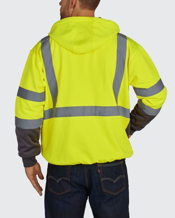 Hoodie, Zip-Up, Soft Shell, Class 3 - UHV425 - North American Safety