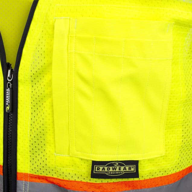 Radians SV51B Two Toned Type R Class 2 Color-Blocked Vest with Zipper ...