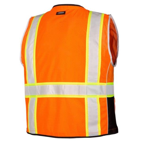 Kishigo Premium Black Series Hi-Vis Heavy Duty Safety Vest – 1514 - North American Safety