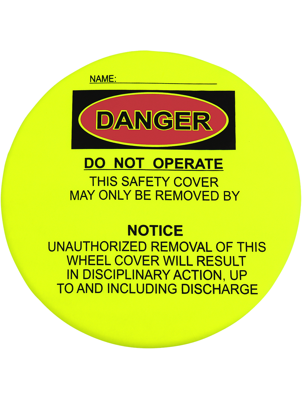 FrogWear® HV High-Visibility Yellow/Green Steering Wheel Lockout Cover ...